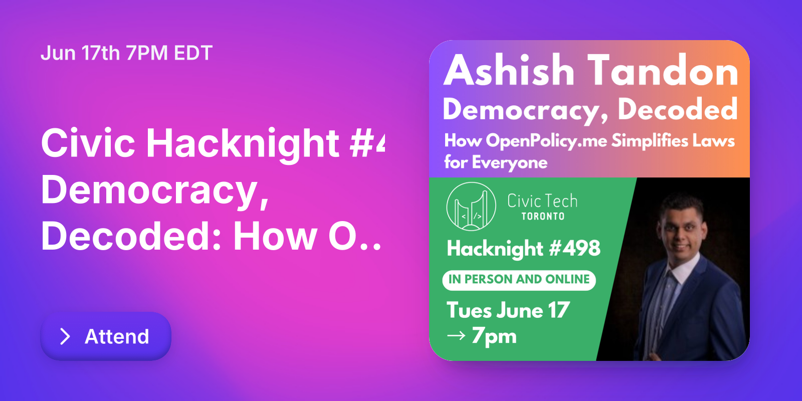 Civic Hacknight #498: Speaker to be announced soon! | Guild