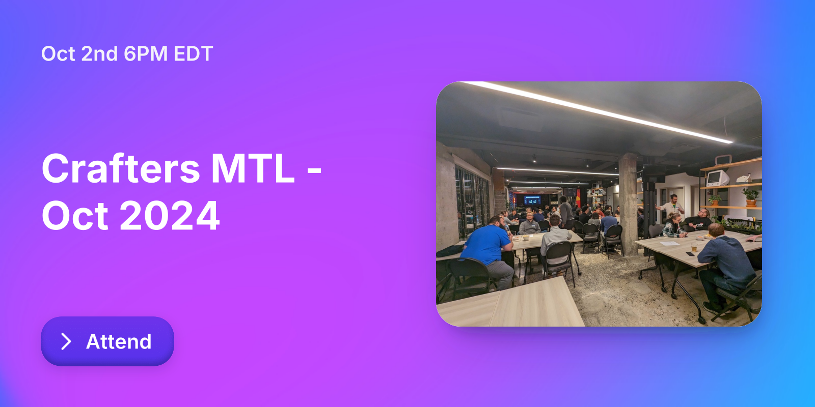 Crafters MTL - Oct 2024 | Guild