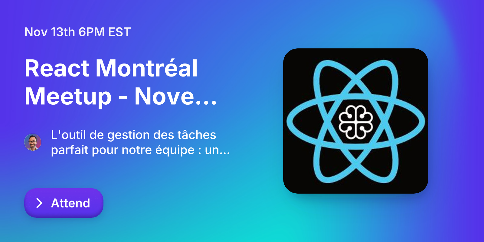 React Montréal Meetup - November 2024 | Guild