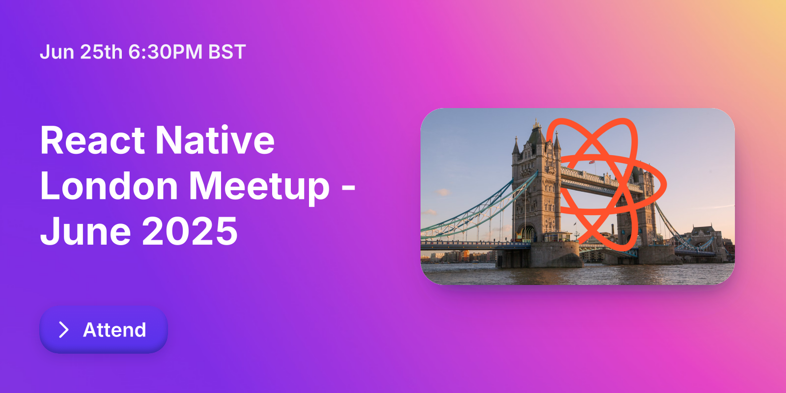 React Native London Meetup - June 2025 | Guild