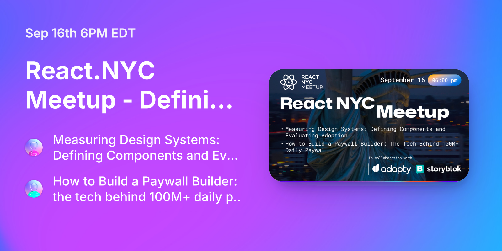 React.NYC Meetup - Defining Components in Design Systems & more | Guild