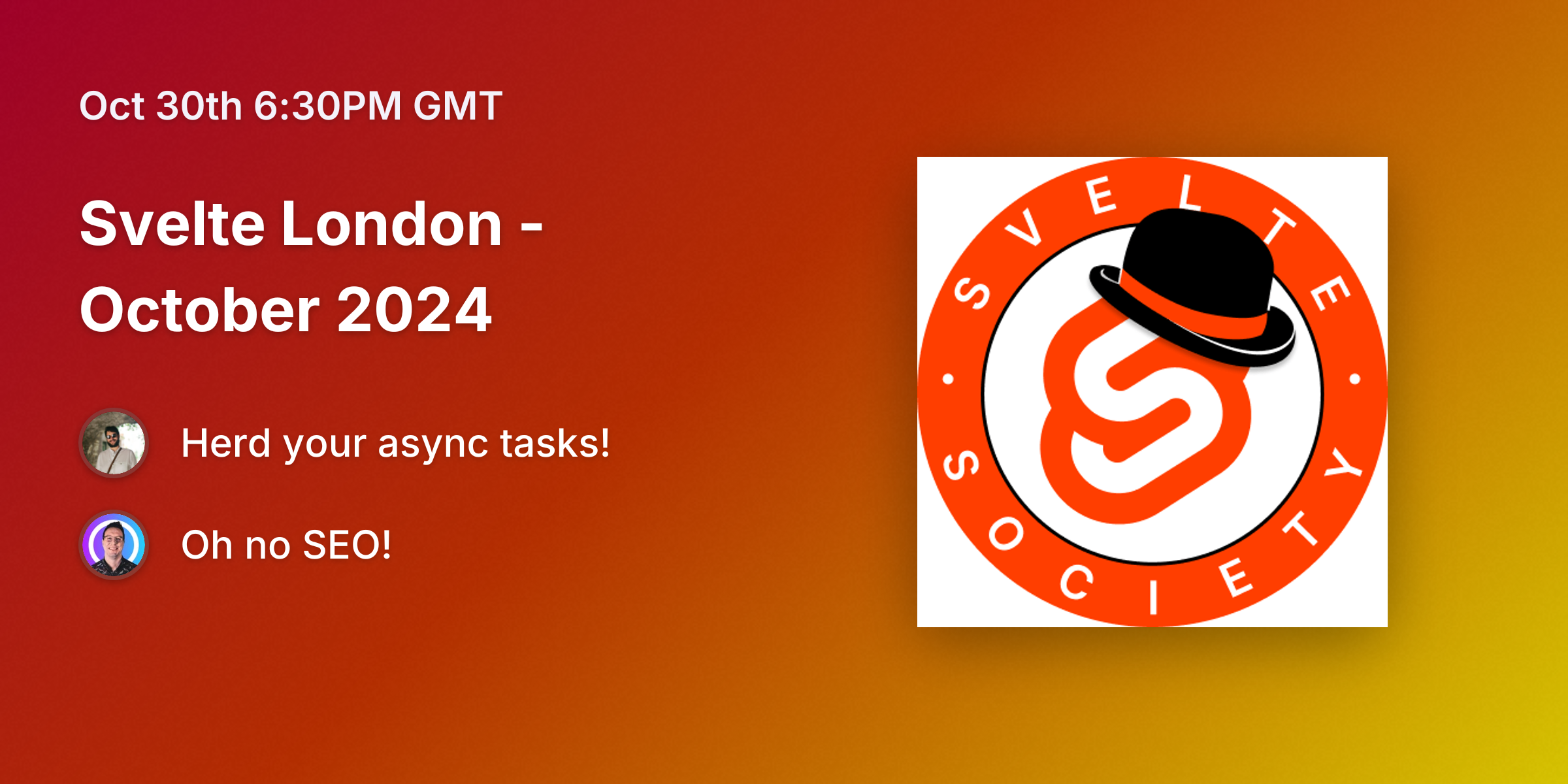 Svelte London - October 2024 | Guild