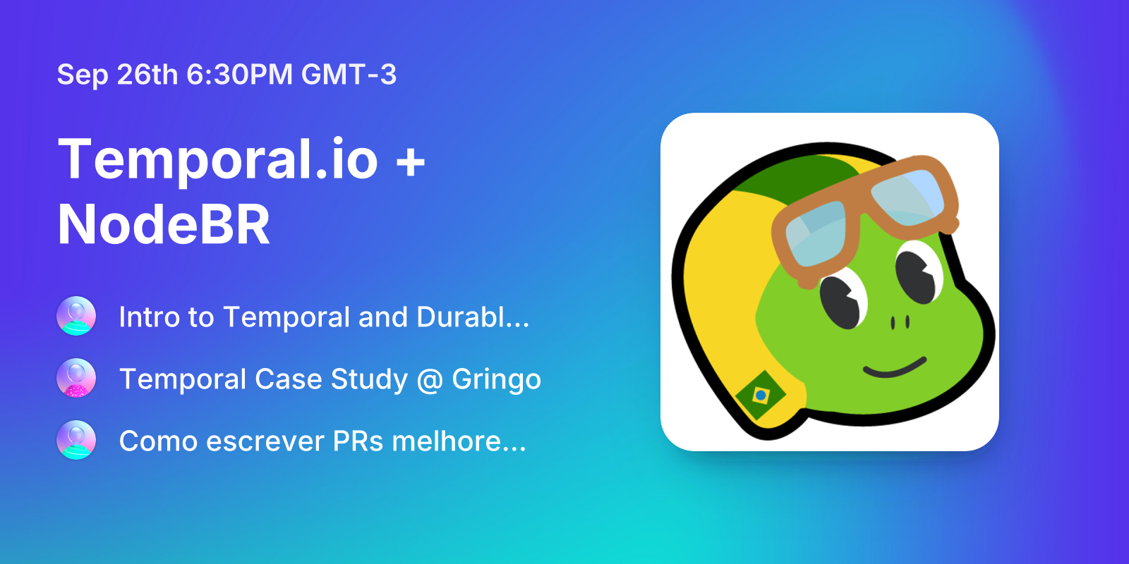 Temporal.io + NodeBR | Guild