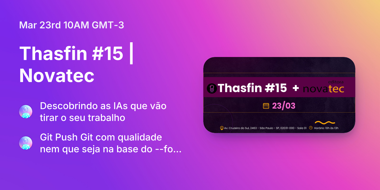 Thasfin #15 | Novatec | Guild