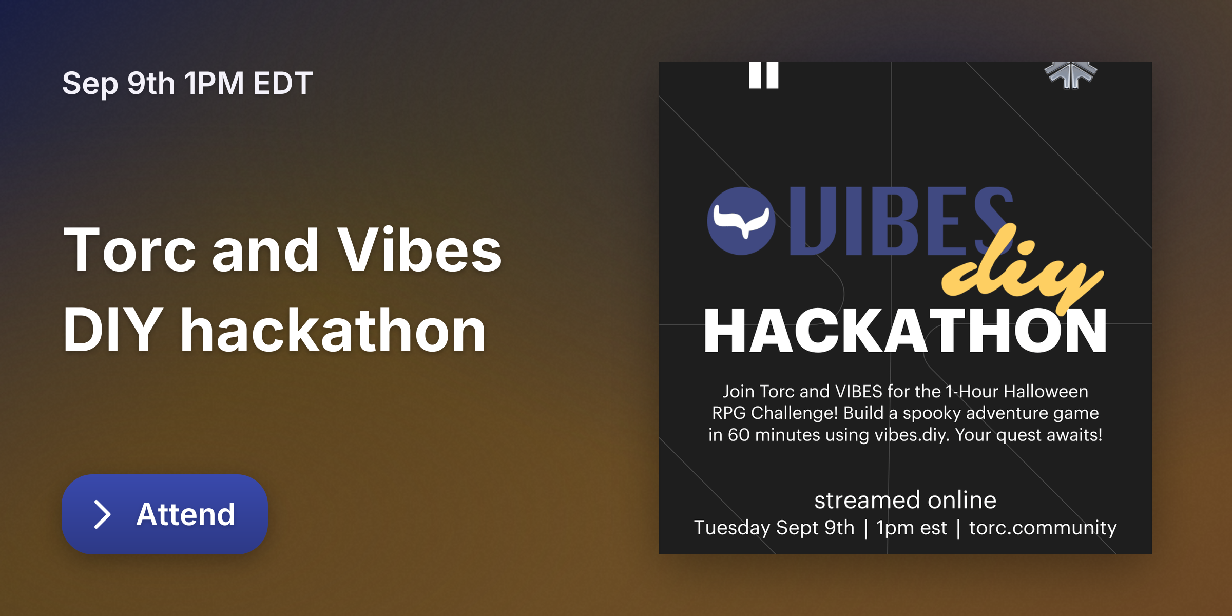 Torc and Vibes DIY hackathon | Guild