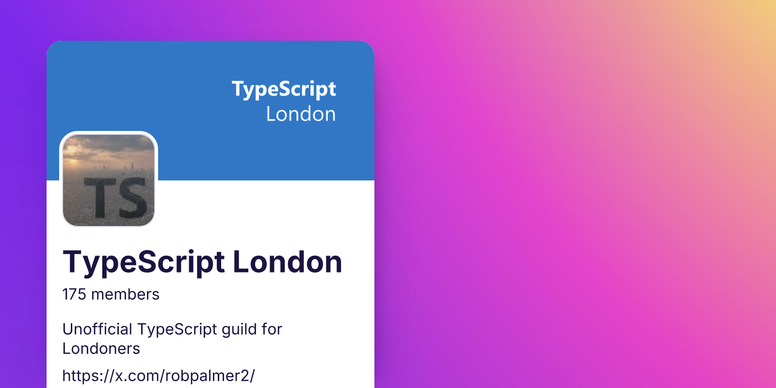 TypeScript London Members | Guild